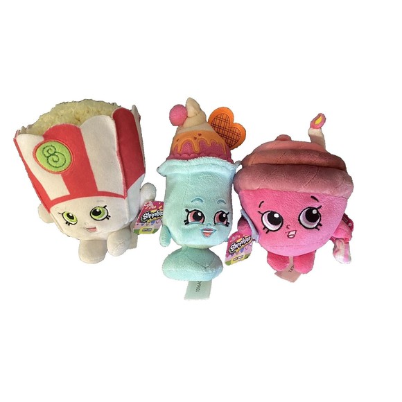 moose toys | Toys | Shopkins Plush Lot 3 Stuffed Toys Ice Cream Sundae ...